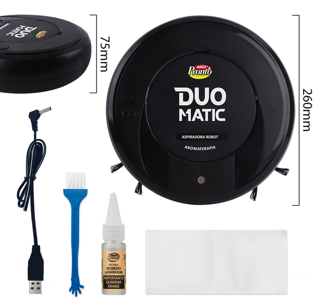Robot Duo Matic Aspiradora + Aromaterapia