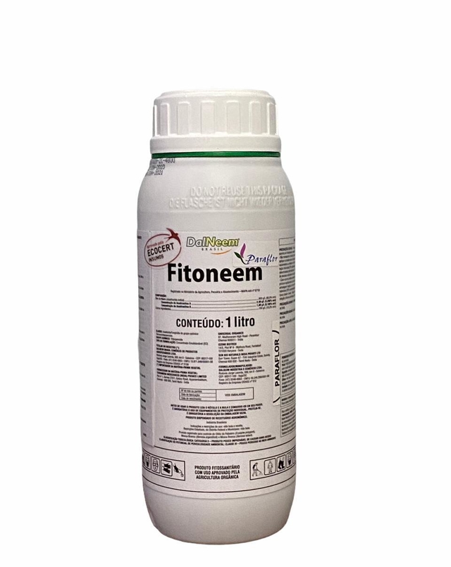 Fitoneem 1L - inseticida e fungicida natural, orgânico certificado