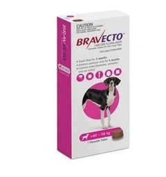 BRAVECTO 1000 MG 1 tab 20 - 40 KG COMPRIMIDO MASTICABLE PARA CONTROL DE PULGAS Y GARRAPATAS