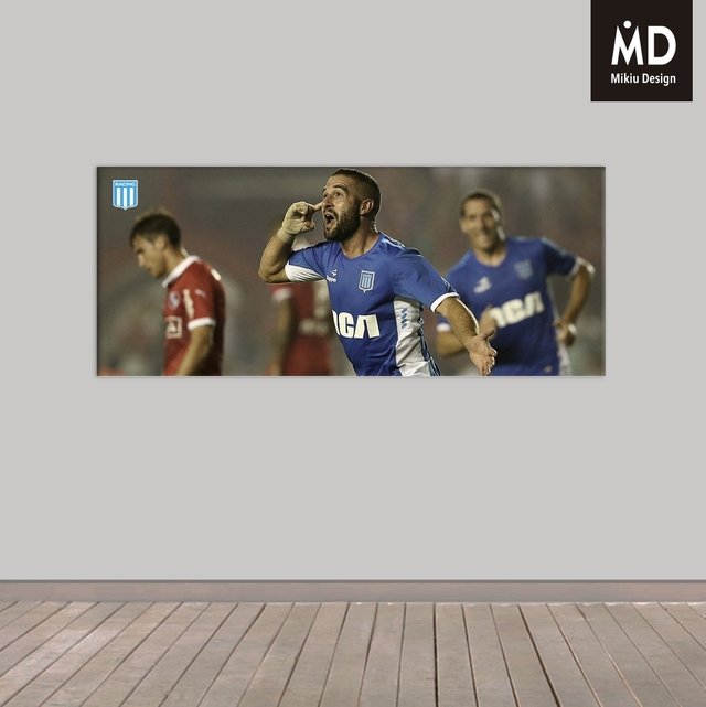 Cuadro Panorámico Racing Club Licha - Mikiu Design