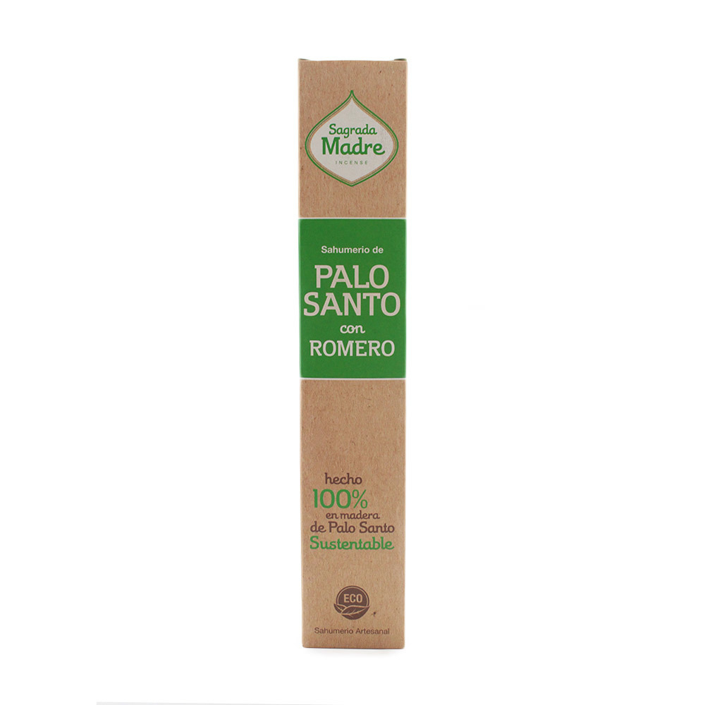 SAHUMERIO SAGRADA MADRE - PALO SANTO CON ROMERO