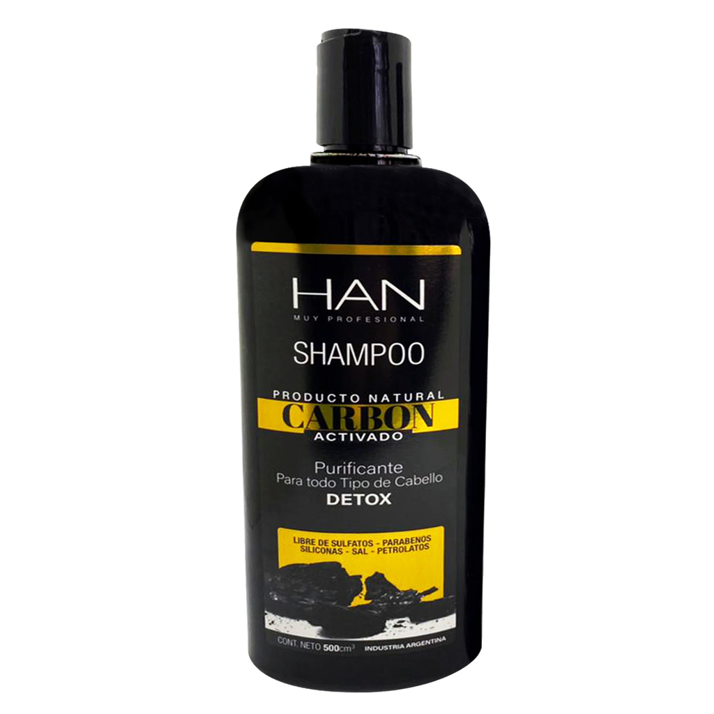 HAN Shampoo Detox Carbón Activado x500ml - Tomassa