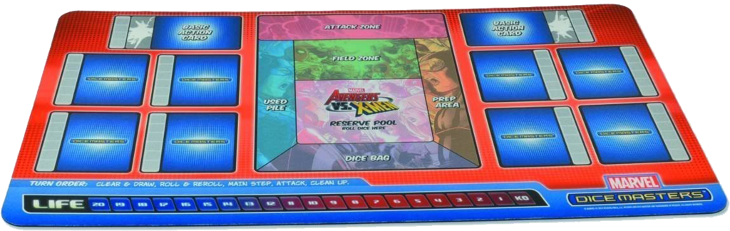 Playmat Marvel Dicemasters: Avengers vs X-Men - Caixinha Boardgames