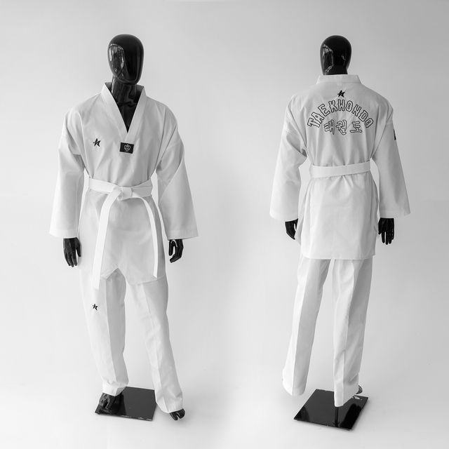 Dobok Taekwondo | Pro Olympic Gola Branca Homologado CBTKD