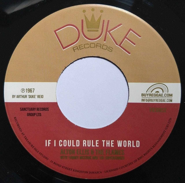 7" Alton Ellis/Tyrone Davis - If I Could Rule The World/If This World ...