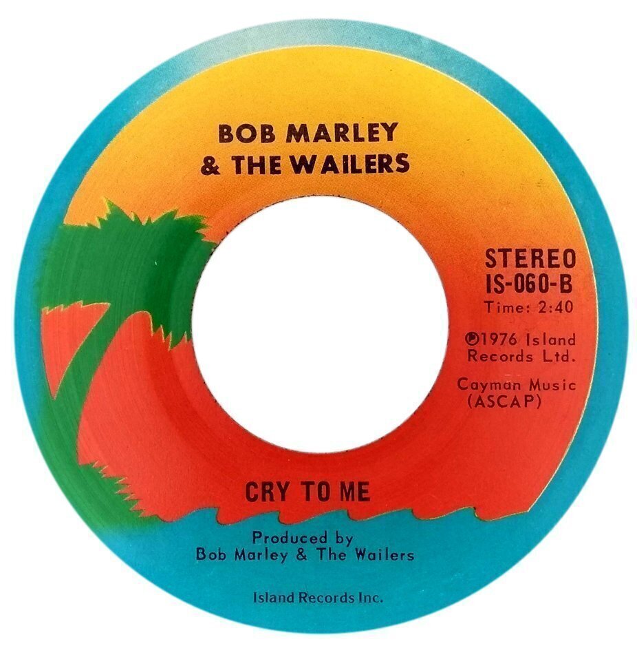 7" Bob Marley & the Wailers - Roots Rock Reggae/Cry To Me