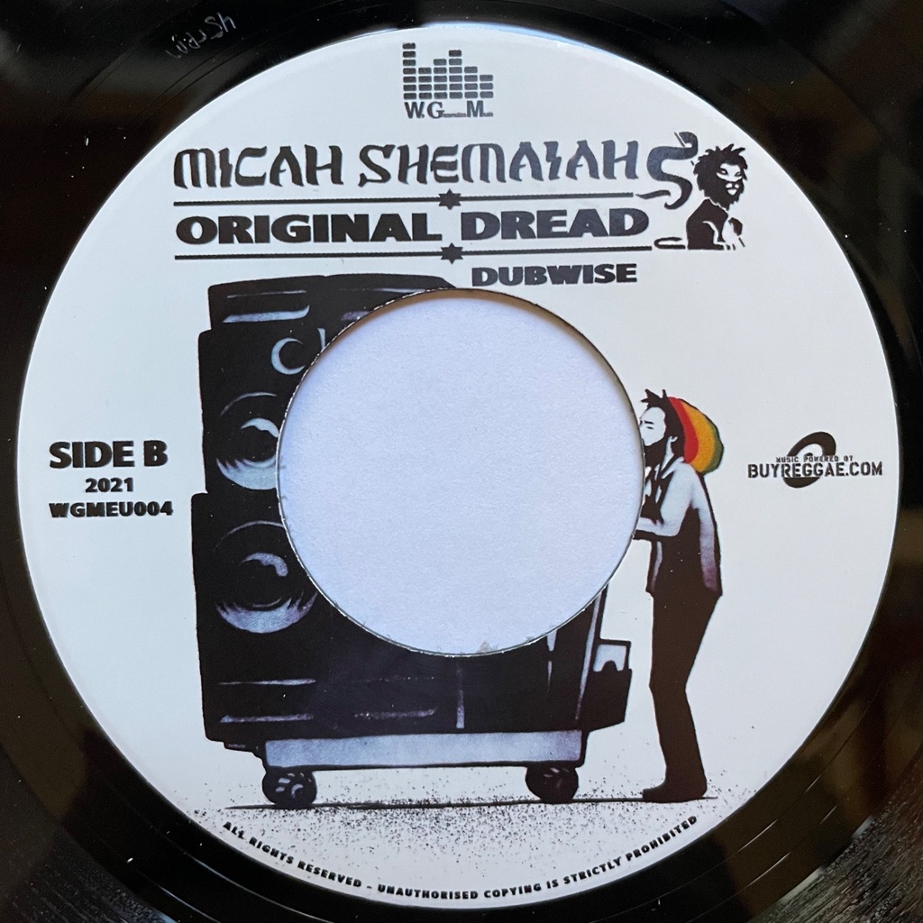 7" Micah Shemaiah - Original Dread/Dubwise [NM]