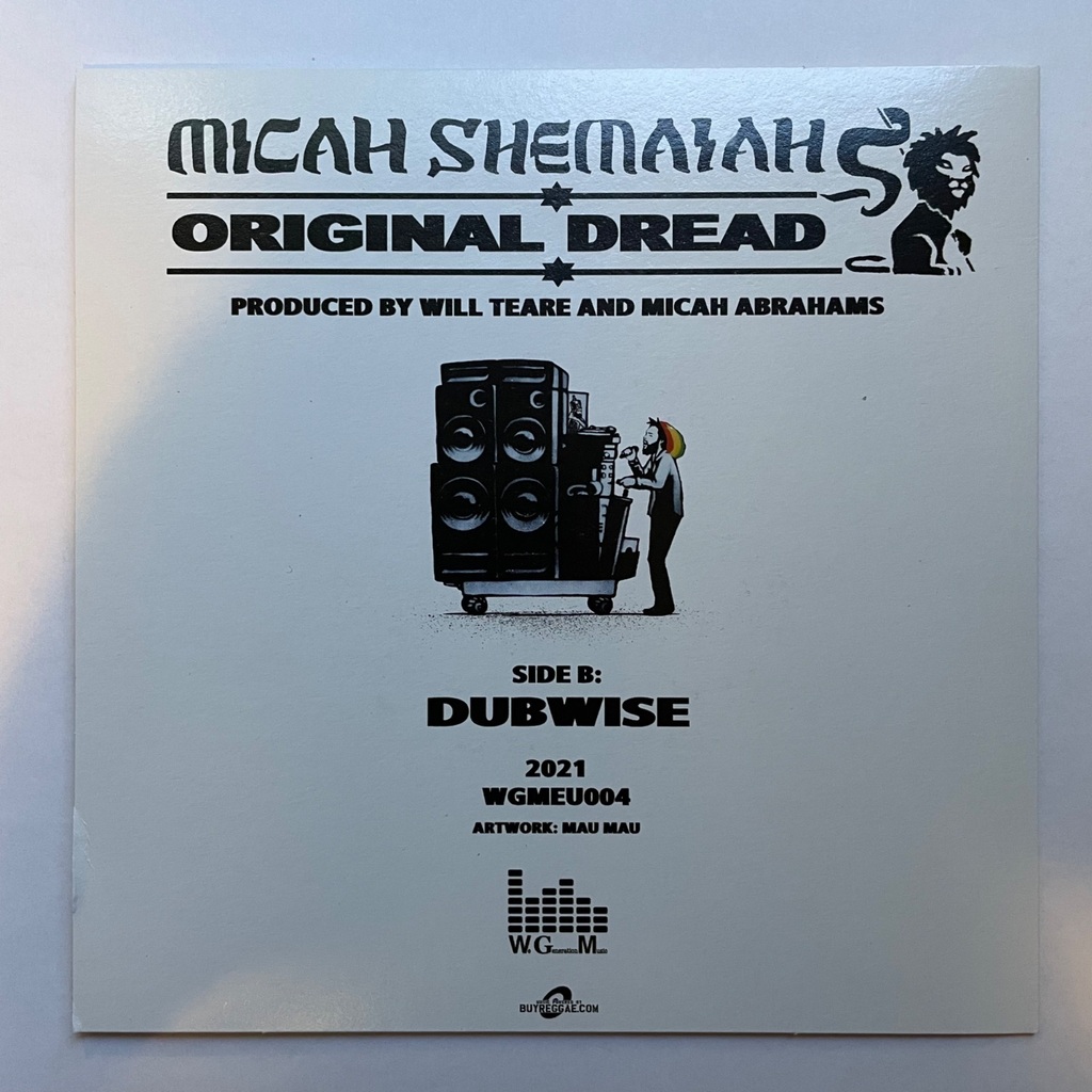 7" Micah Shemaiah - Original Dread/Dubwise [NM]