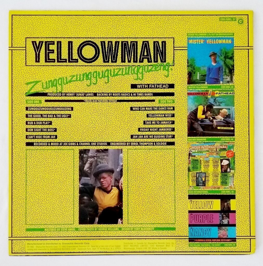 LP Yellowman - Zungguzungguguzungguzeng (Original US Press)