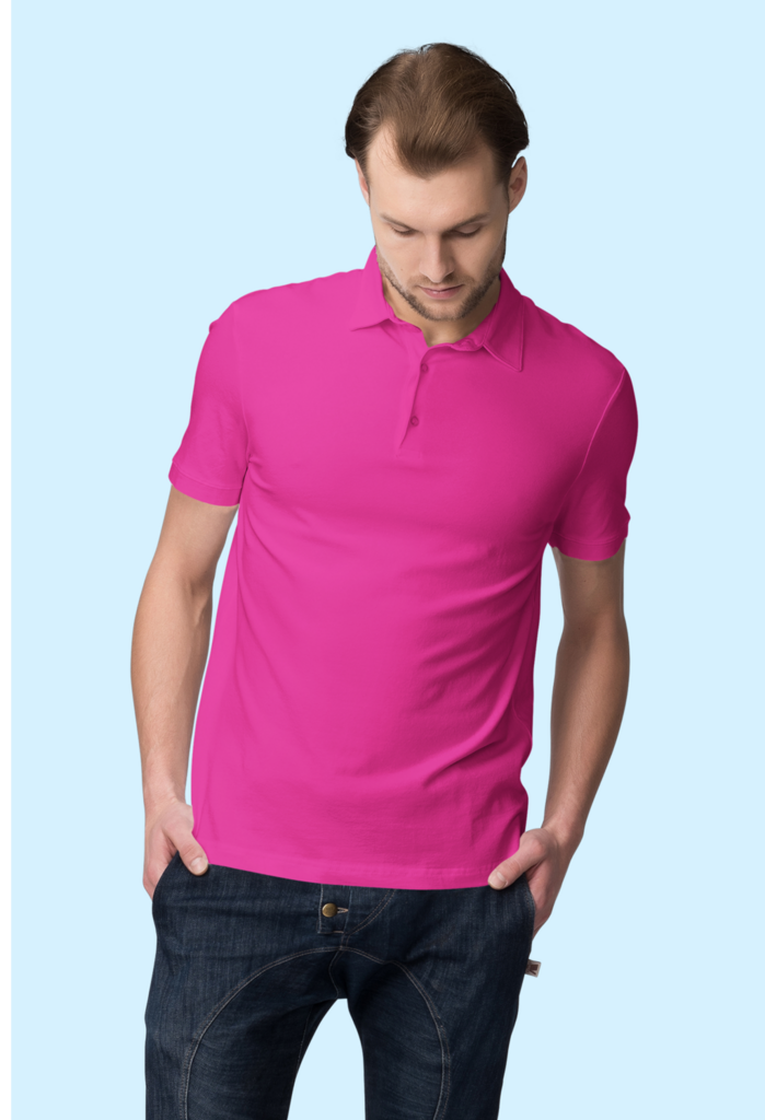 Camiseta Polo Rosa Pink - Comprar em Nova Camiseta