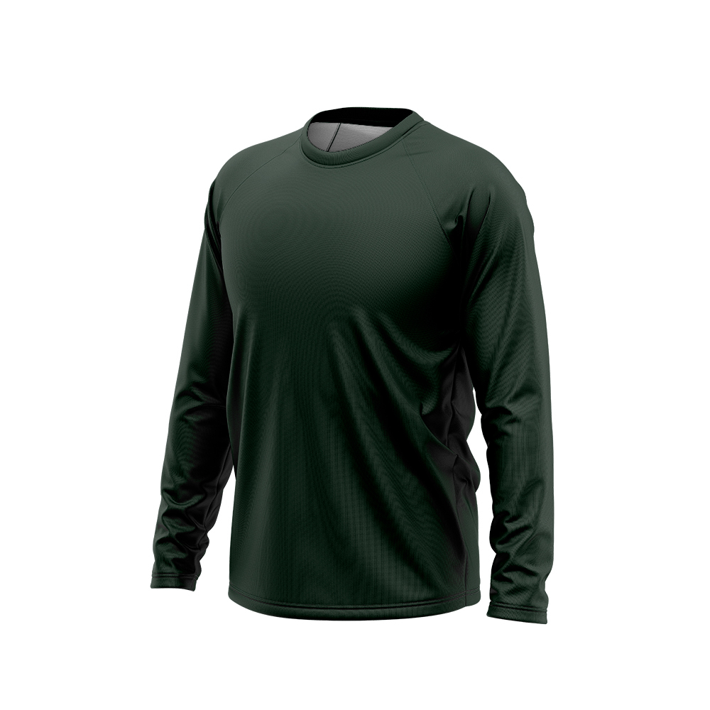 Camiseta Manga Comprida Verde Musgo - Nova Camiseta