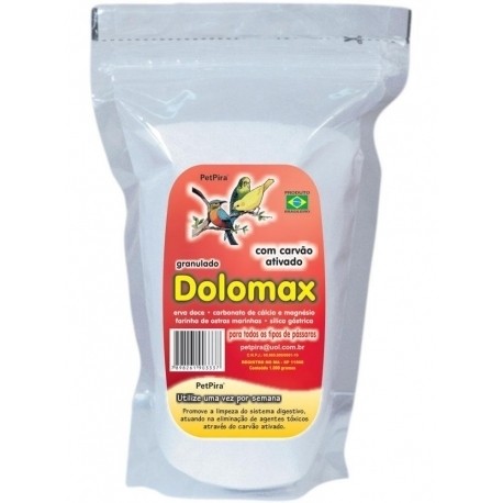 Dolomax com carvão ativado petpira 1kg