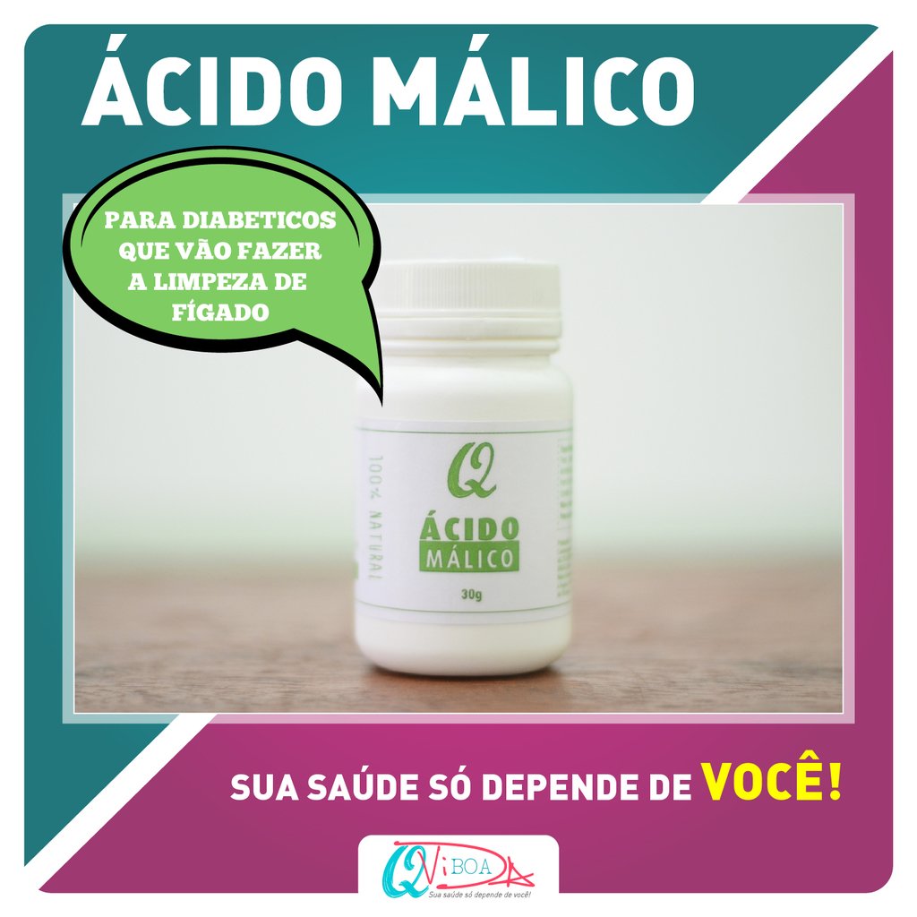 ÁCIDO MÁLICO - Comprar em Q vida Boa