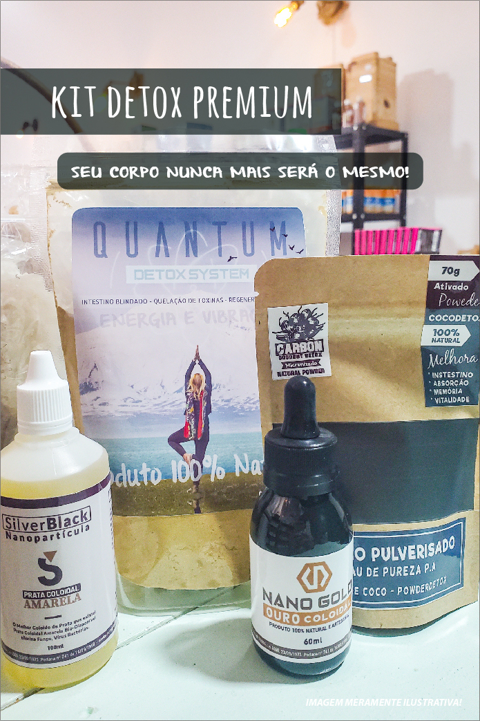 KIT DETOX PREMIUM - TECNOLOGIA QUÂNTICA - Q vida Boa