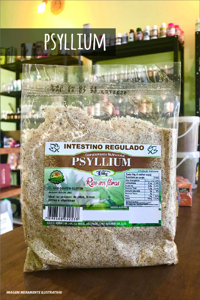 PSYLLIUM - PLANTAGO OVATA - Comprar em Q vida Boa