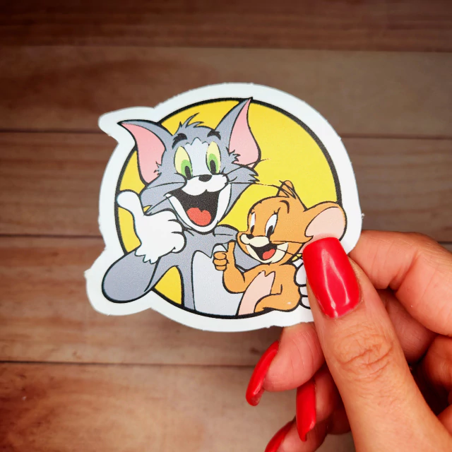 Sticker Tom y Jerry - Comprar en MIRAKEBUENO!