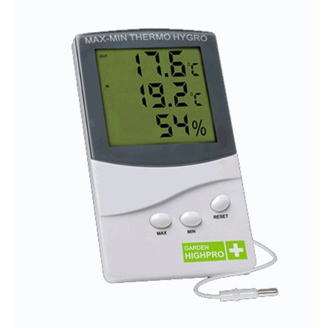 TERMO-HIGRÔMETRO HIGROTERM MEDIO - GARDEN HI PRO