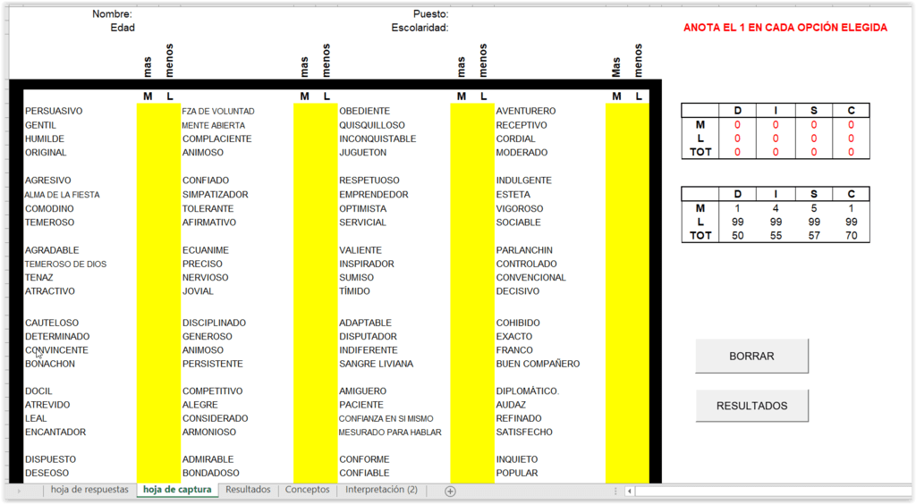 Test Cleaver -VERSION BASICA-