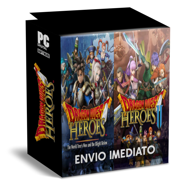 COMBO DRAGON QUEST HEROES 1 E 2 PC ENVIO DIGITAL