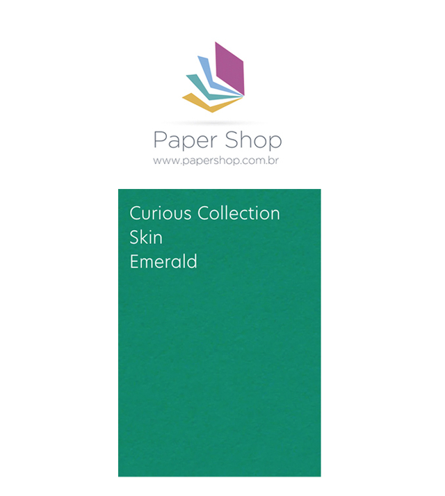Papel Curious Skin Emerald 270g/m2 70x100 folha gráfica 5 uni
