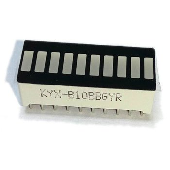 Barra Gráfica de LED 10 Segmentos 4 Cores