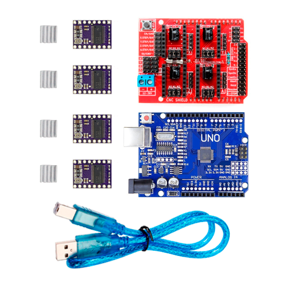Kit CNC Shield Arduino e Driver DRV8825