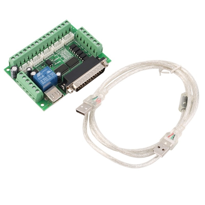 Placa Interface Mach3 Controladora CNC 5 Eixos