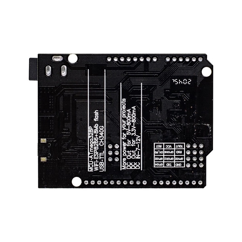 Placa UNO R3 WiFi ATmega328P + ESP8266
