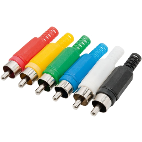 Plug RCA Capa Plástica