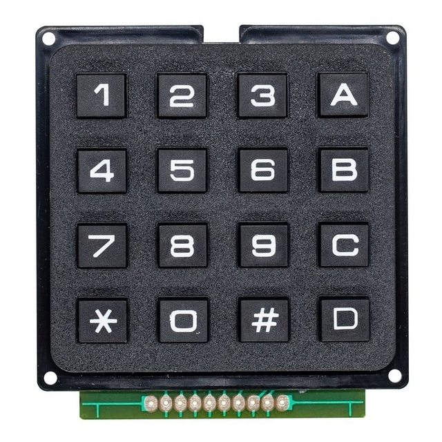 Teclado Matricial Rígido 4x4 16 Teclas