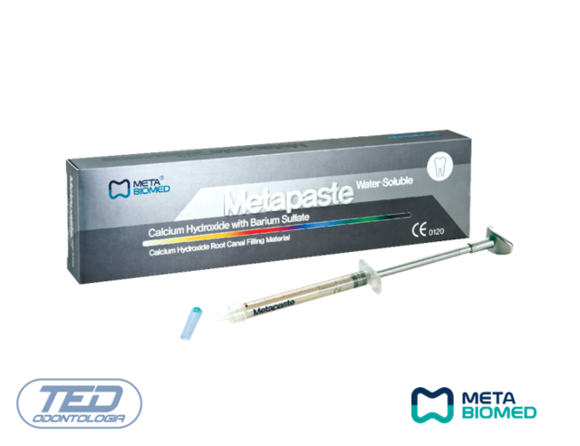 Hidróxido de calcio c/Sult. Bario METAPASTE jer. x 2.2gr Metabiomed