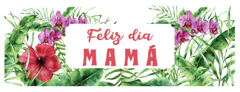 BANDERIN FELIZ DÍA MAMÁ (2 DISEÑOS) - katu