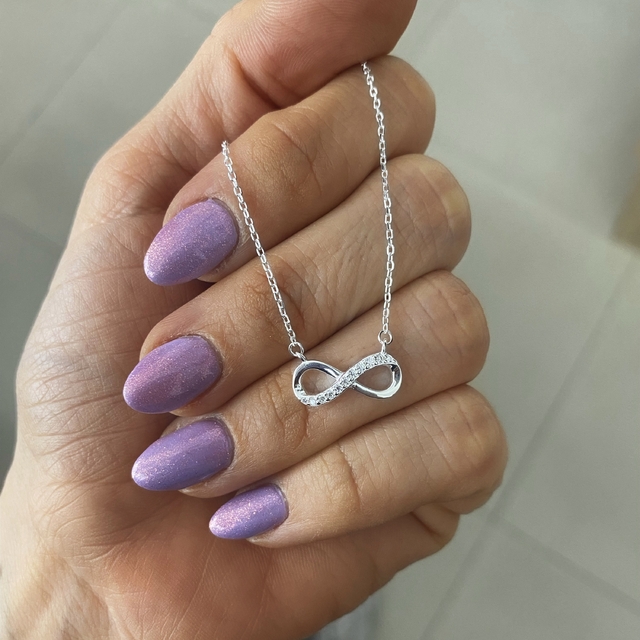 Cadena infinito cubic - plata 925 (cod)