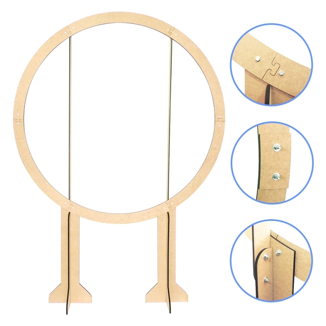 Painel de Festa Redondo Suporte Arco Bexigas - Desmontável