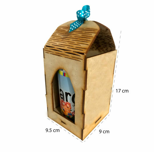 CAJA PARA MUG EN MADERA SENCILLA