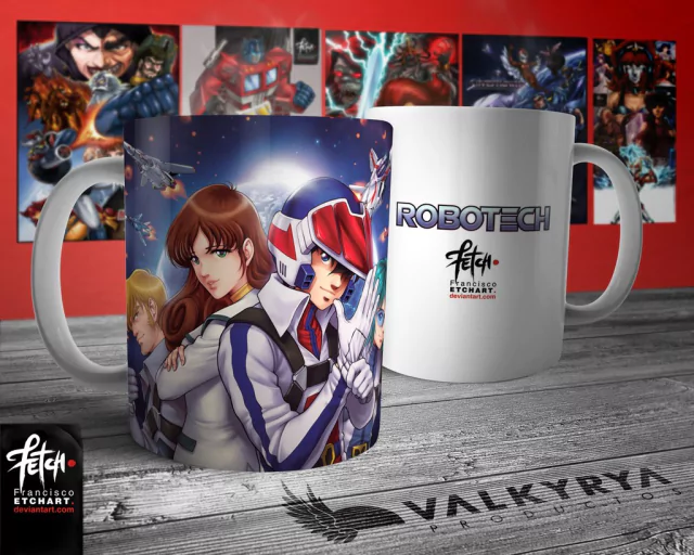Taza Robotech 01 by FETCH - Valkyrya Productos