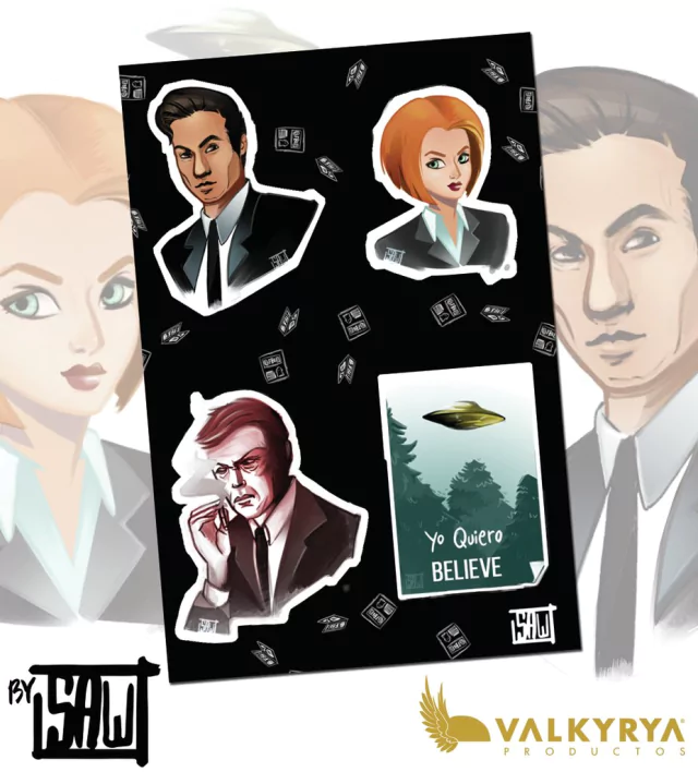 Stickers The X-Files by SAW - Valkyrya Productos