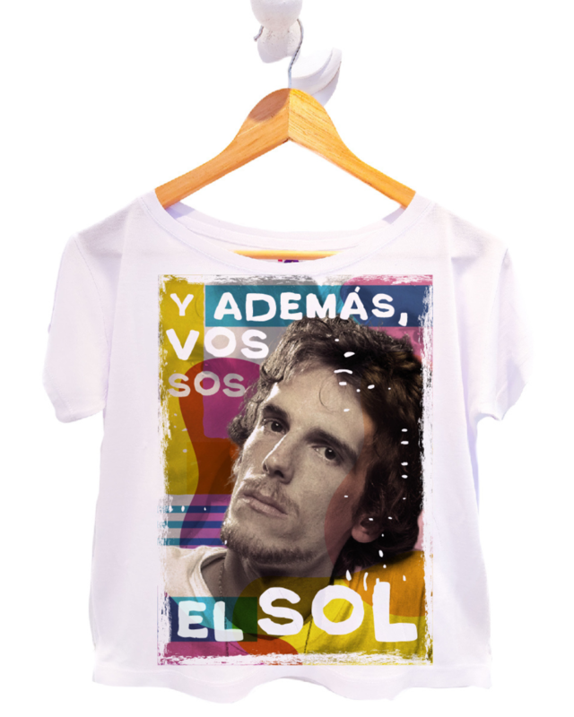 Remera Spinetta - vos sos el sol - Eterna Capitana