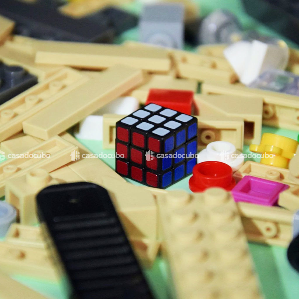 Cubo Mágico 3x3x3 Cubelab Minúsculo 1cm Tiny Micro Mini