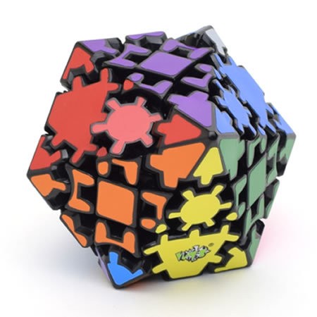 Cubo Mágico Lanlan Gear Engrenagens Hexagonal Dipyramid