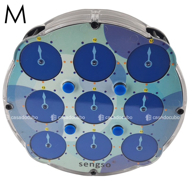 Quebra-cabeça Shengshou Sengso Clock M Magnético