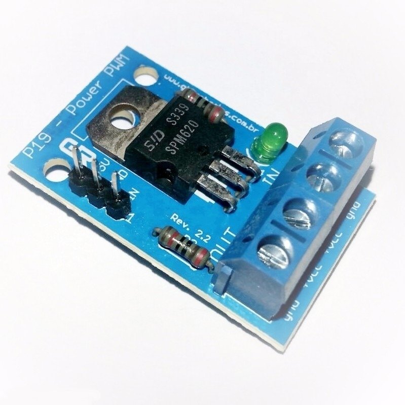 Modulo Power Pwm Controle De Velocidade De Motores Arduino