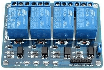 MODULO-RELE-4-CANAIS-5V-ARDUINOPIC - Mundo eletronica