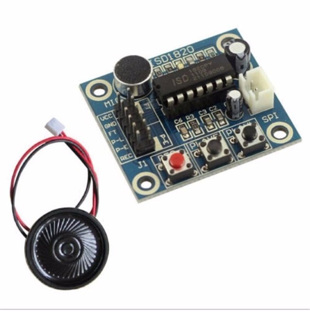 Módulo Gravador De Som Voz E Player Isd1820 Arduino