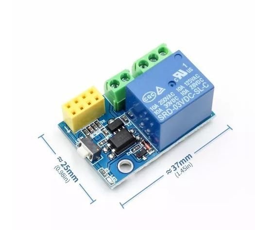 Módulo Wifi Rele 5v Para Esp8266 Esp-01s