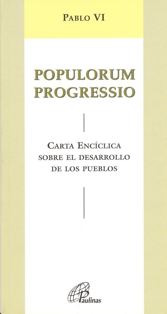 Populorum progressio - Comprar en Paulinas