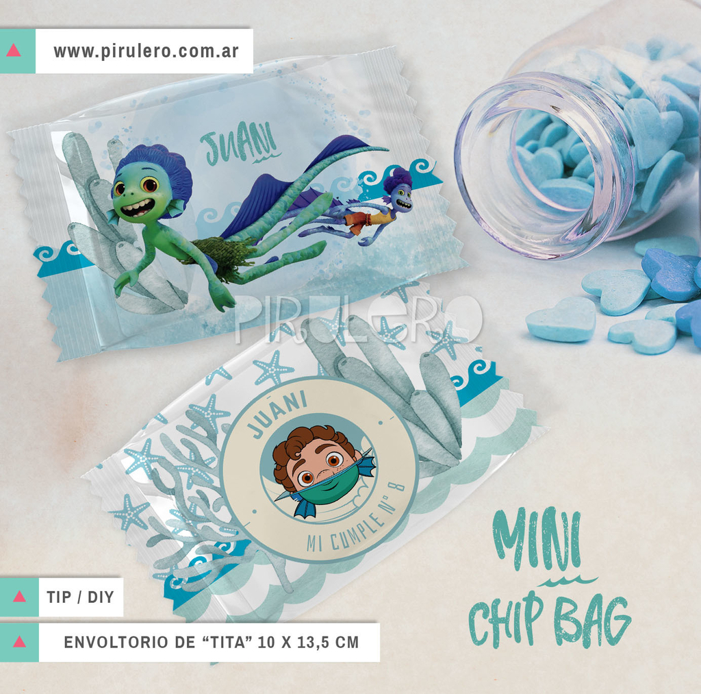 Kit imprimible Luca Pixar