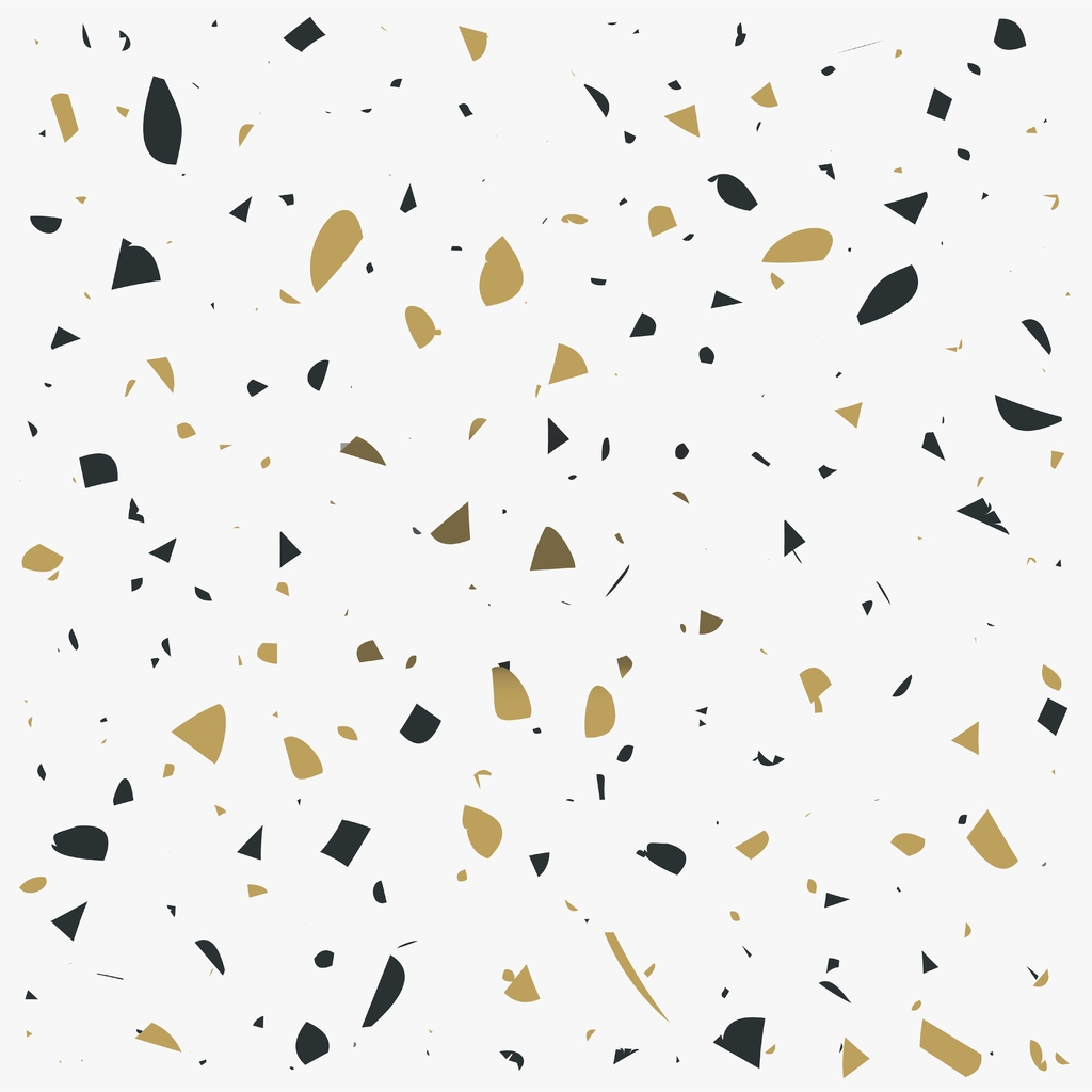 Papel de Parede Granilite 3mx50cm | Bege e Preto - Terrazzo
