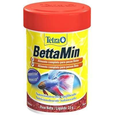 Ração BettaMin Flakes 23g Tetra - Shrimps Aquarismo