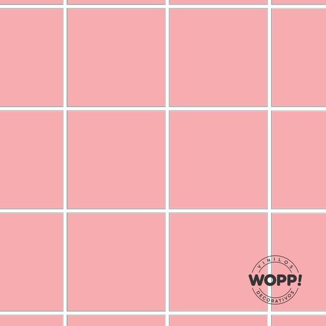 Mural Azulejos Clasico 15x15cm Rosa // 832